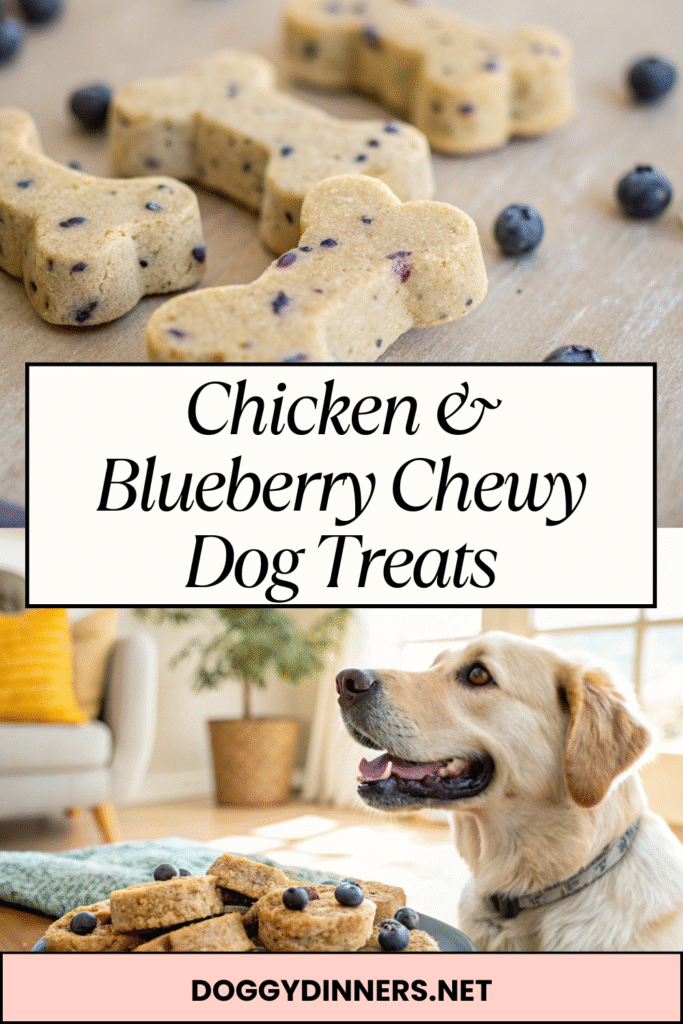 Chicken & Blueberry Chewy Dog Treats - Soft-Baked, High-Value Chews for ...